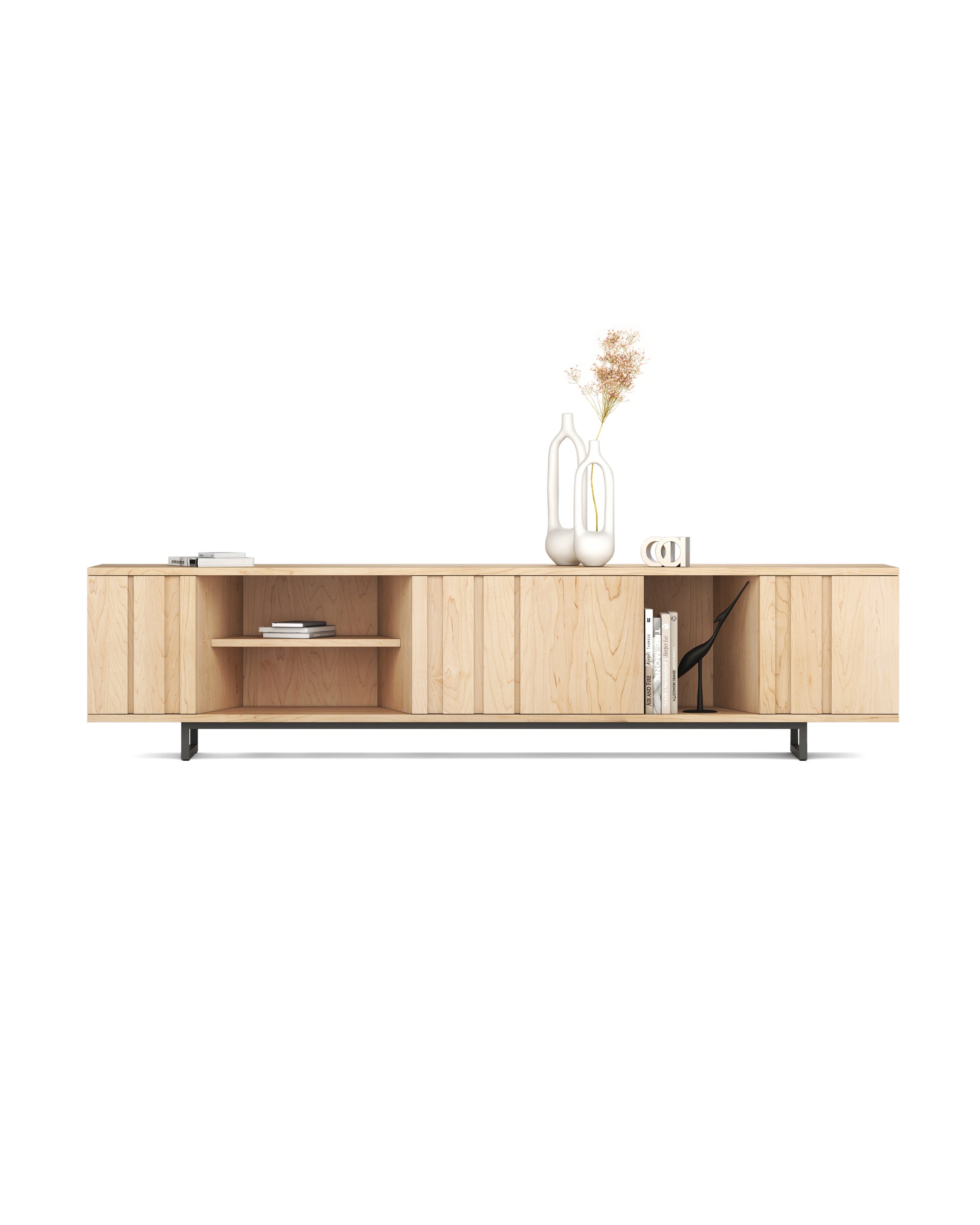 Großes Lowboard – Modernes Massivholzdesign – Redwood Möbelmanufaktur